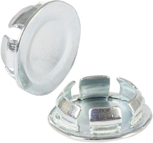 50-Pack 1-in Chrome Metal Electrical Box Knockout Plug