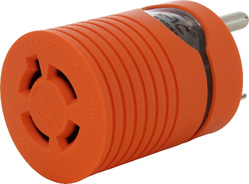 NEMA TT-30P to NEMA L14-20R 20-Amp 3-wire To 4-wire Grounding Single To ...