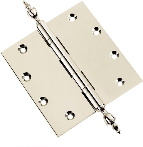 5-in H Polished Nickel (Us14) Mortise Interior/Exterior Door Hinge