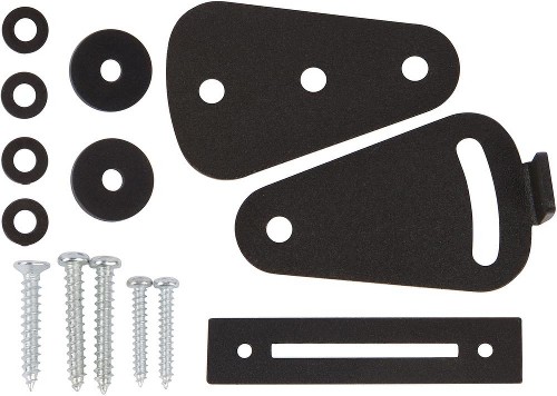 Matte Black Interior Barn Door Lock