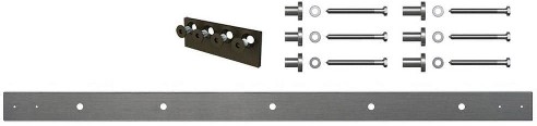 48-in Stainless Steel Indoor Top Mount Rail Extension