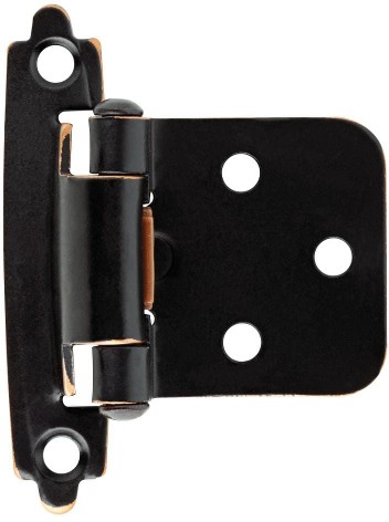 2-Pack Full Overlay 160-Degree Opening Bronze with Copper Highlights ...