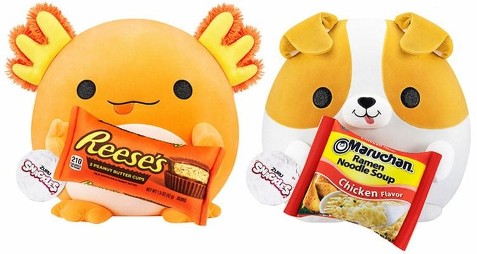 Snackles Medium Plush, Assorted Plush