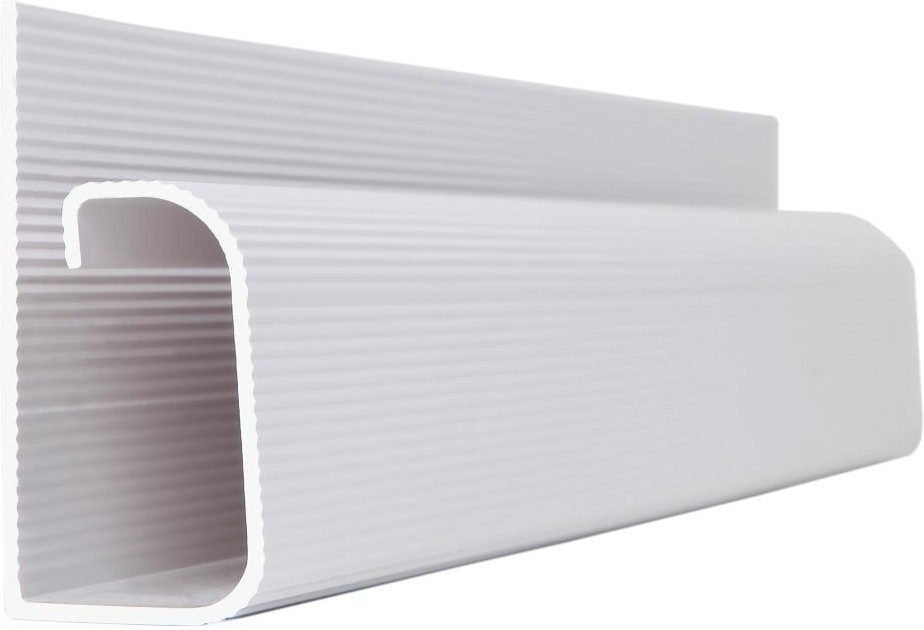 10-Piece 16-1/2-in x 1-in Plastic White Straight Channel Cord Cover