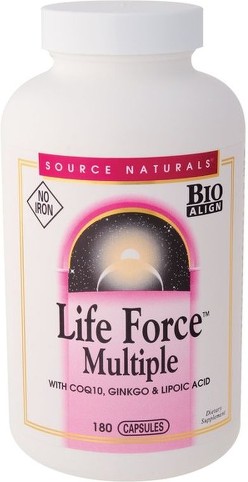 Life Force Multiple No Iron Energy Activator Dietary Supplement Capsules